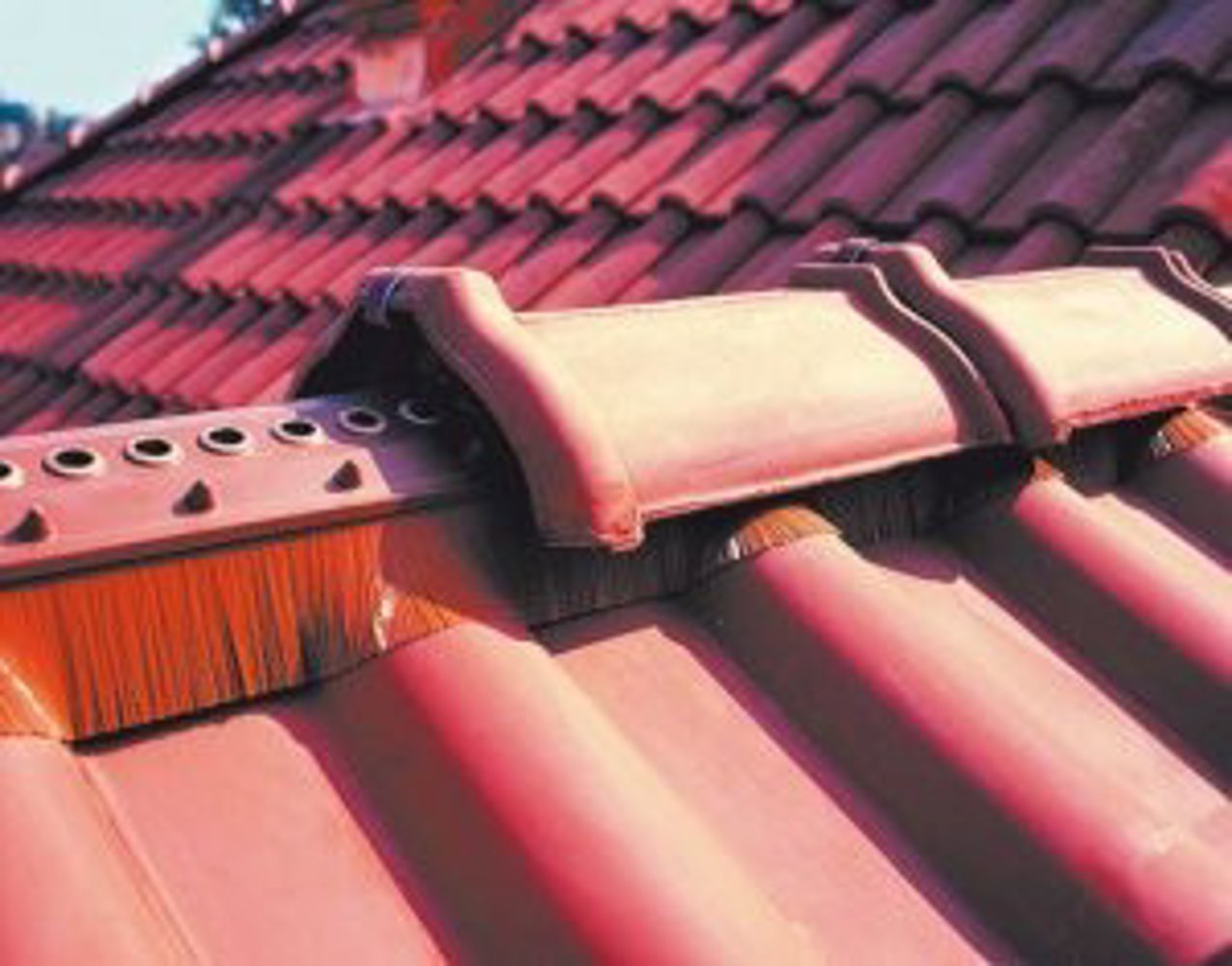 Wentylacja i zabezpieczenie kalenicy w dachu spadzistym - oBud.pl